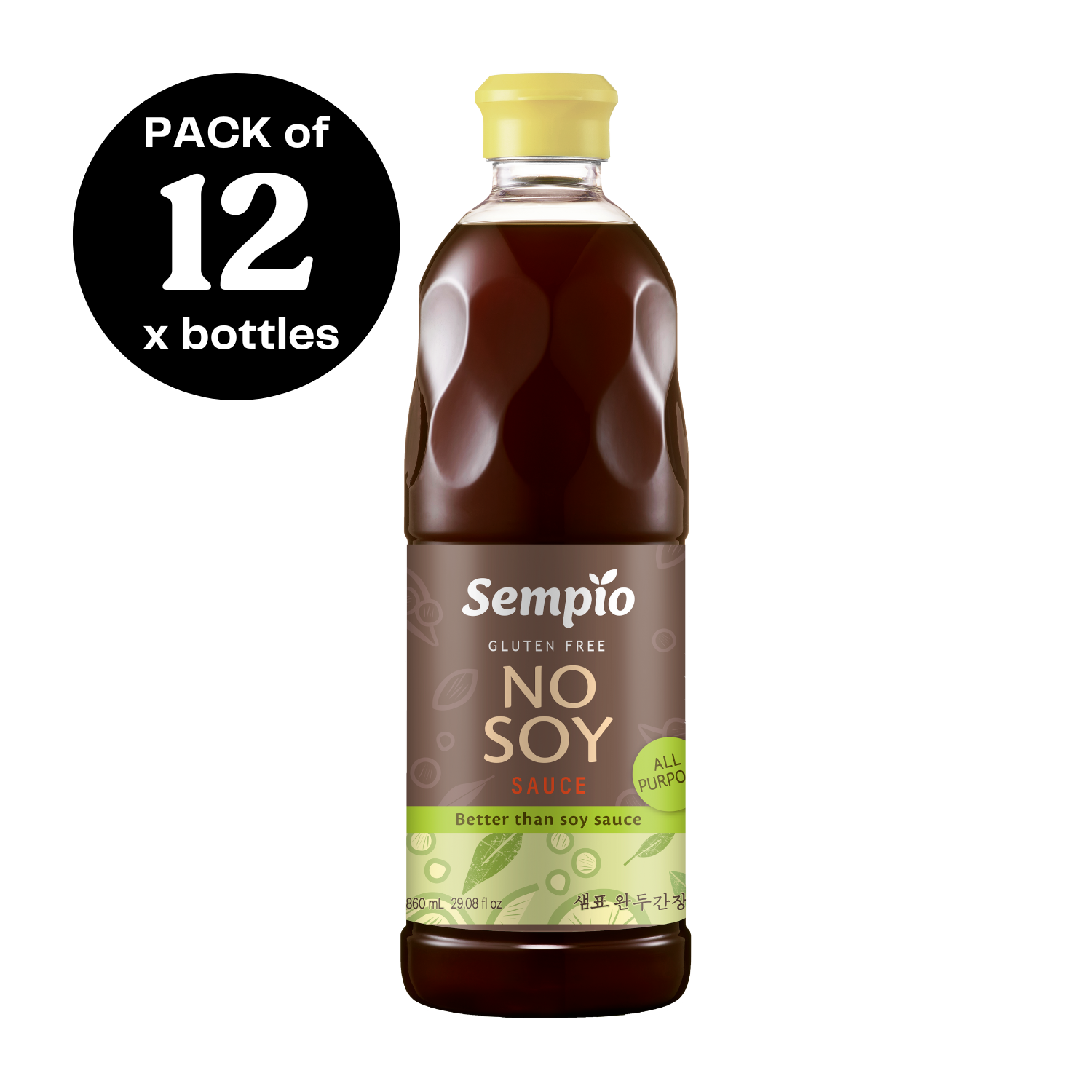 No-Soy Sauce x 12 bottles (860ml) – shopsempio.com - premium pantry ...